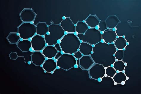 Premium Photo Hexagonal Molecular Structure For Medical Science And Digital Technology Design