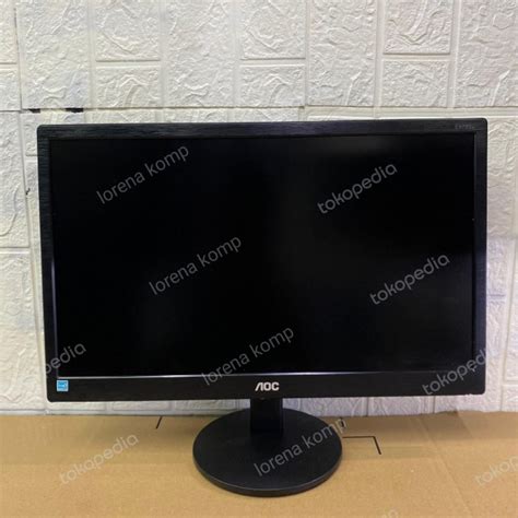 Jual MONITOR LED AOC 19INCH E970Swn MULUS LIKE NEW Jakarta Pusat Lorena Komp Tokopedia