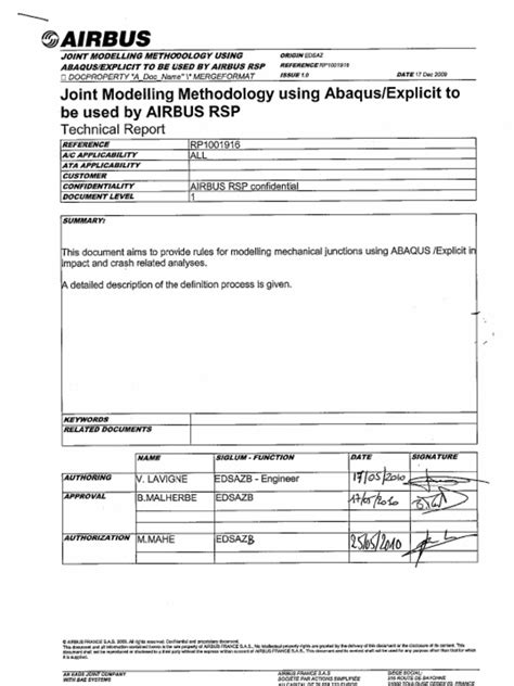 Rp1001916 Joint Modelling Methodology Using Abaqus Download Free
