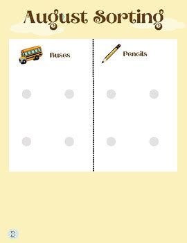 Sorting Activity By MsDarley TPT