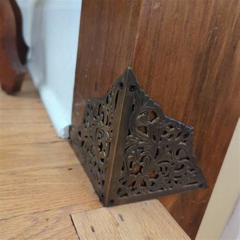 43 Set Of Solid Brass Decorative Corner Plate Protector Geometric B Cabinet Decorative Angle