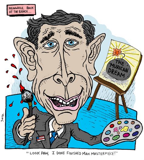 George Dubya Shows Off His New Talent … Desertpeace