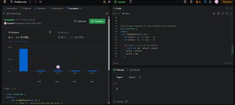 Mastering Leetcode 70 Climbing Stairs—a Dynamic Programming Classic 🪜💡 By Aswathi P Jul