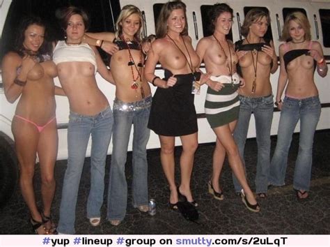 Group Of Teens Flashing Boobs