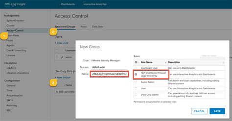 exposing nsx distributed firewall logs to vrealize automation end users