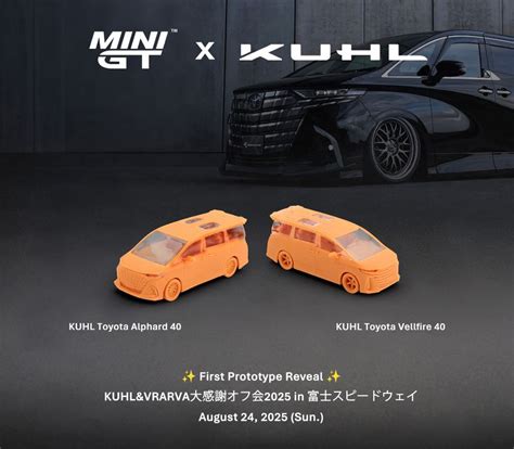 Mini Gt Gandeng Kuhl Japan Bikin Miniatur 164 Toyota Alphard Dan