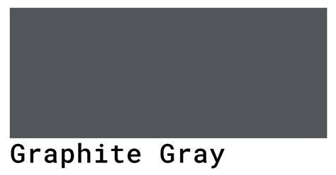 Graphite Gray Color Codes The Hex Rgb And Cmyk Values That 57 Off