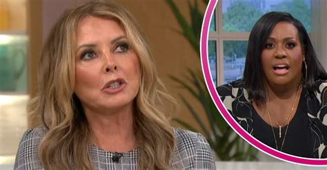 This Morning Today Carol Vordermans Sex Confession Divides Fans