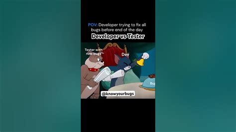 Tester Vs Developer Funny Developermemes Memes Developer Comedy Friendship Youtube
