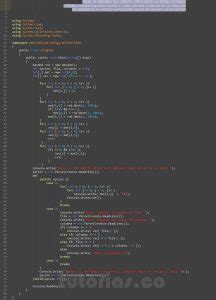 Arrays VisualStudio C Matriz Dispersa Figura U Invertida En Vector Tutorias Co