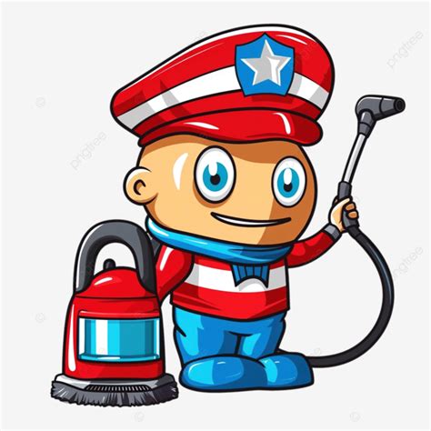 진공청소기를 들고 있는 룩셈부르크의 캐릭터 마스코트 자유 낮 국가 Png 일러스트 및 이미지 에 대한 무료 다운로드 Pngtree