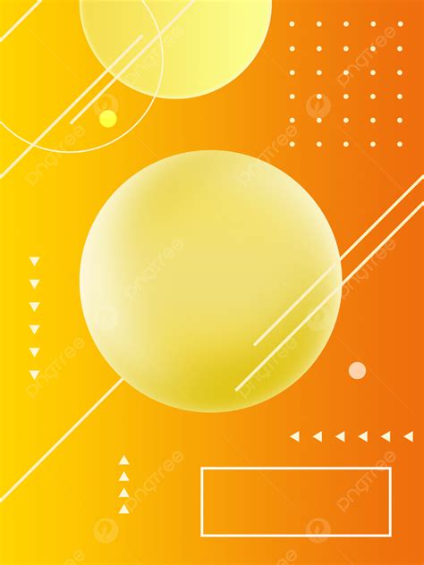 Orange Creative Geometric Background Background Geometric Background
