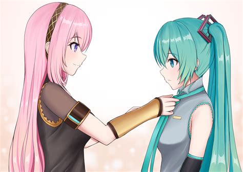 Hatsune Miku And Megurine Luka