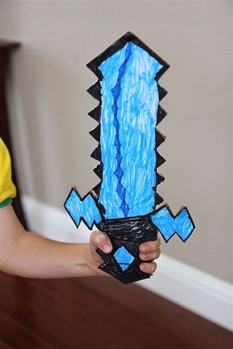 Меч из картона своими руками шаблоны