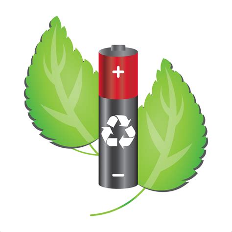 Battery Recycling Icon Vector Illustration Symbol Vector Art At Vecteezy