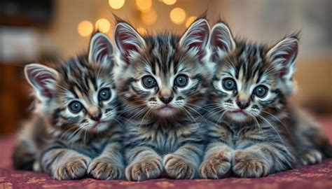 Grey Maine Coon Kittens Image Free Ai Generator Makepix