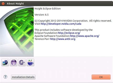 Cuda How To Check The Version Of Eclipse In Nvidia Nsight Stack