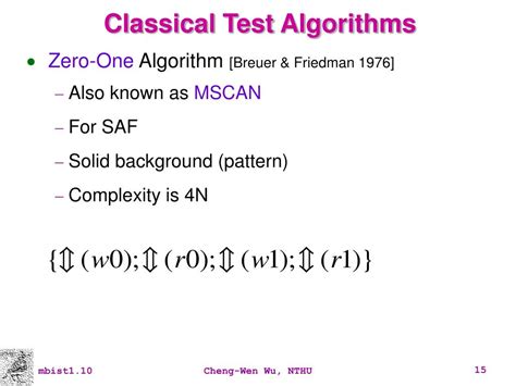 Ppt Testing Semiconductor Memories Powerpoint Presentation Free