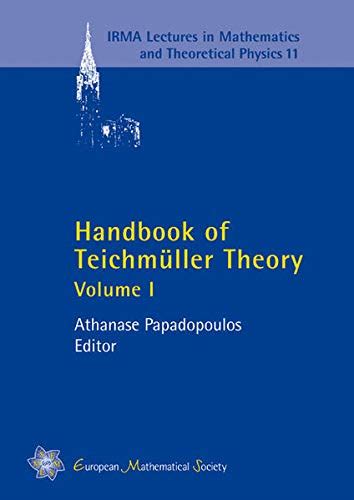 Handbook Of Teichmuller Theory By Athanase Papadopoulos Pdf Sci