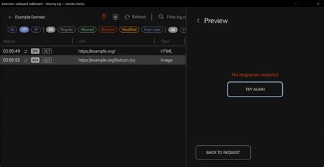Minor Ui Issue Button `ᴛʀʏ ᴀɢᴀɪɴ` Not Outlined When Using Tab In `filtering Log` · Issue 2326