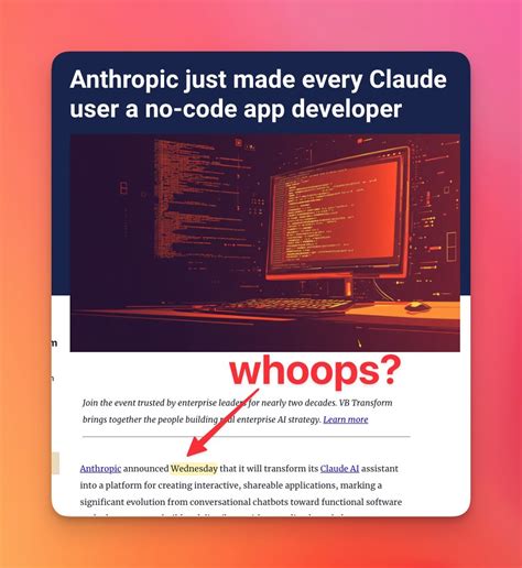 Anthropic Launches Claude Artifacts Beta Enabling No Code Ai App Creation And Sharing Across