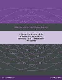 Graphical Approach To Precalculus With Limits A Unit Circle Approach Th Edition