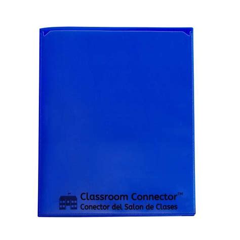 Classroom Connector Multi Pocket School To Home Portfolio Blue 15bx
