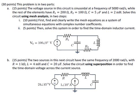 Solved Points This Problem Is In Two Parts A Chegg