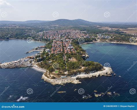 Aerial View Of Town Of Tsarevo Bulgaria Stock Image Image Of Resort