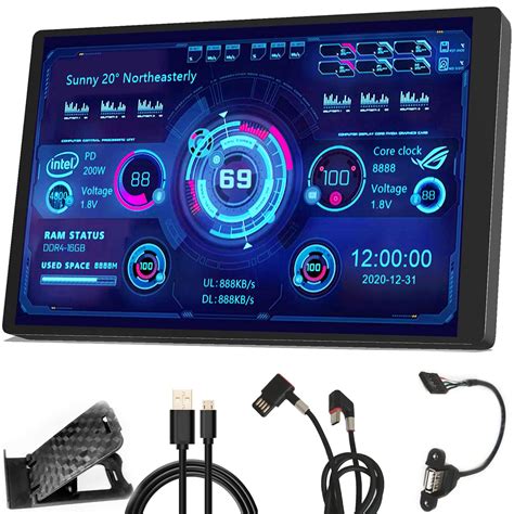 Mua WOWNOVA PC Temperature Display Computer Temp Monitor PC Sensor Panel Display For PC