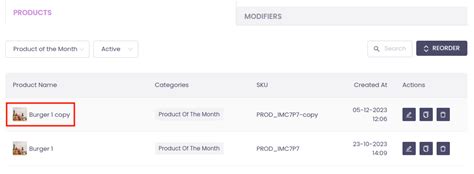 Duplicating Products