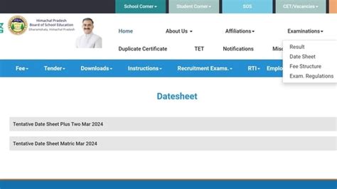 Hpbose Board Exam 2024 Class 10th And 12th Date Sheet Released At Hindustan Times
