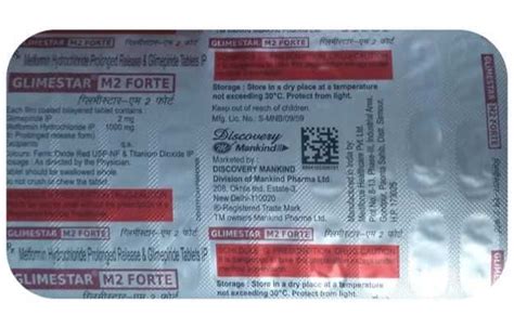 Glimed M Tablet Uses Price Dosage Side Effects Substitute Buy Online