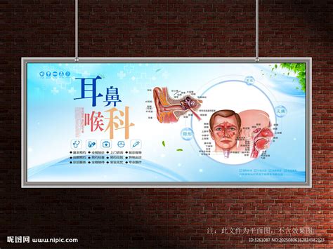 耳鼻喉展板设计图展板模板广告设计设计图库昵图网