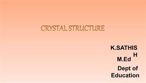 Crystalstructure 180806103009 Crystal Structure Chapter Ppt