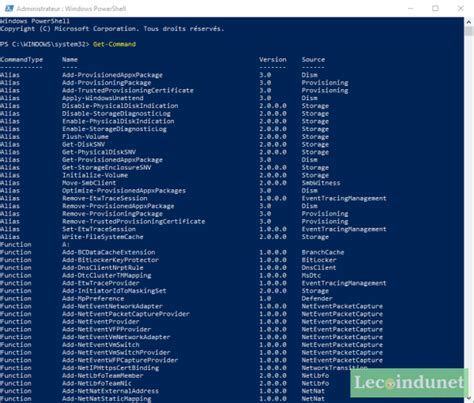 Comment Ouvrir Et Utiliser Powershell Avec Windows 10 Lecoindunet
