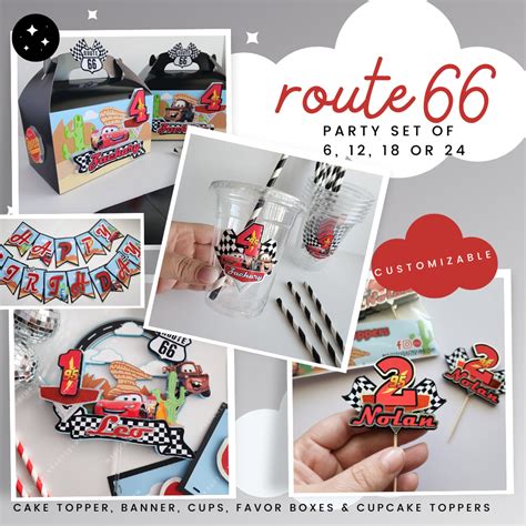 Route 66 Party Decorating Ideas Route 66 Anniversary Cake