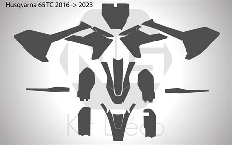 Gabarit Template Husqvarna 65 Tc 2016 2023 Ng Kit Déco