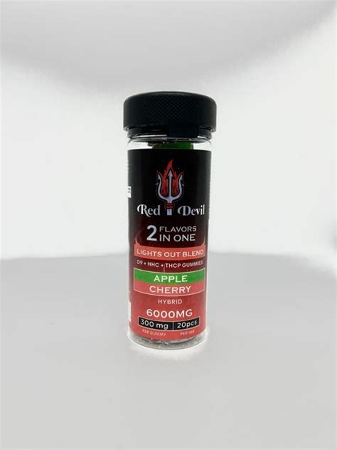 Red Devil Light Out Blend Thc Dual Gummies I 6000mg Sg Fulfillment Center