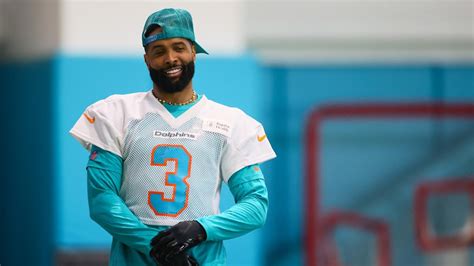 Obj Has Yet To Practice With His New Dolphins Teammates Yahoo Sports