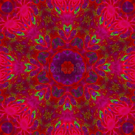 Abstract Digital Fractal Effect Flam Elegance Imagination Decorative Template Design Render