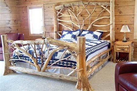 Warm And Inviting Rustic Log Beds The Owner Builder Network Diy Wohnen Schlafzimmer