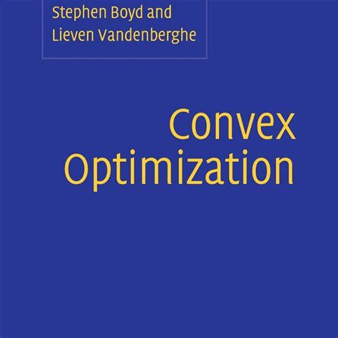 Convex Optimization 1st Edition By Stephen Boyd Author Booksnbooks