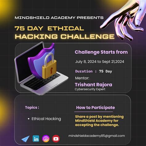Mindshield Academy On Linkedin Ethicalhacking Cybersecurity Learningchallenge