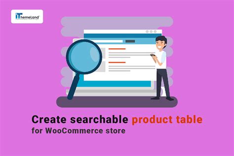 How To Create A Searchable WooCommerce Product Table For Your Shop