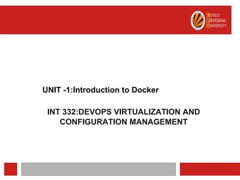 Introduction To Docker Devops Virtualization And Configuration Management Pdf Cloud