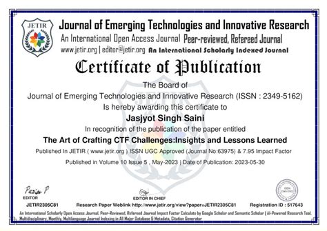 Jasjyot Singh Saini On Linkedin Cybersecurity Research Ctf