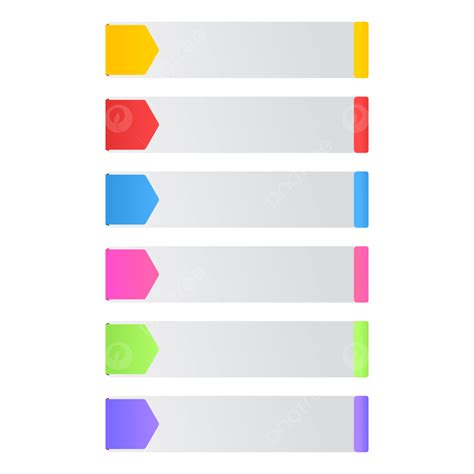 Label Gradient Set Label Gradient Set Png And Vector With