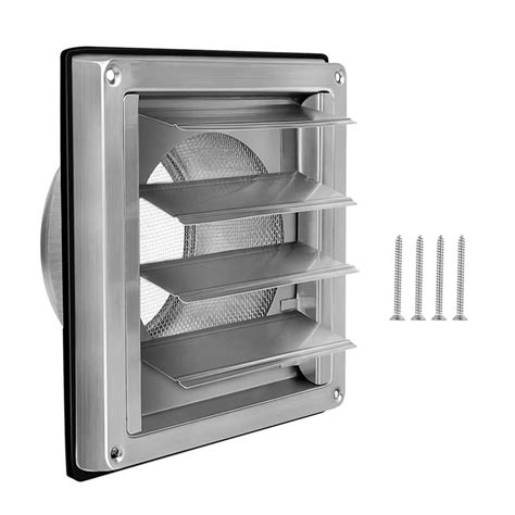 Cubierta De Ventilación Para Secadora Conducto De Ventilación Rejilla De Metal Resistente A