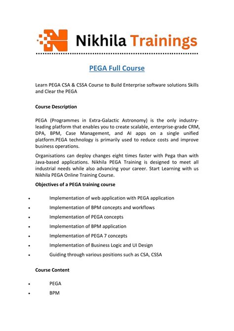 ppt pega full course pega online training powerpoint presentation free download id 12321572